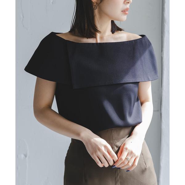 ZOZO問い合わせ番号:105782485ショップ:Spick &amp; Span，スピック アンド スパンブランド:NOBLE，ノーブル商品名:《WEB・ルクア大阪店限定追加》ソフトツイルケープブラウスカテゴリ:トップス>シャツ/...