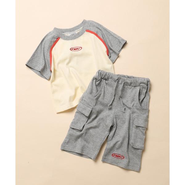 『タイムセール実施中』ZOZO問い合わせ番号:105782497ショップ:FUNALIVE，ファンアライブブランド:FUNALIVE，ファンアライブ商品名:SETUP kids Tシャツ+カーゴパンツセットアップ 半袖カテゴリ:ジャケット/...