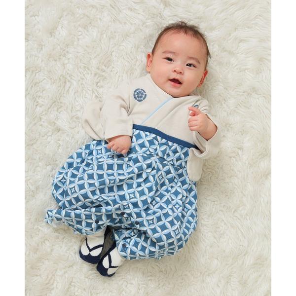 ※このアイテムは返品・交換対象外商品です。ZOZO問い合わせ番号:105782816ショップ:babybaby，ベイビーベイビーブランド:Aenak ，アエナック商品名:【Aenak / アエナック】七宝柄男児袴ロンパースカテゴリ:ママ＆ベ...