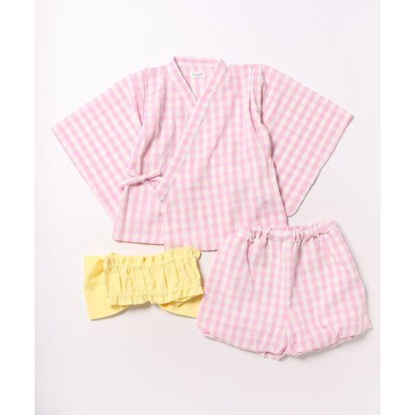 ZOZO問い合わせ番号:105782821ショップ:babybaby，ベイビーベイビーブランド:Aenak ，アエナック商品名:【Aenak / アエナック】浴衣風甚平 ユニセックス (NEWチェック柄)／100-120サイズカテゴリ:水着...