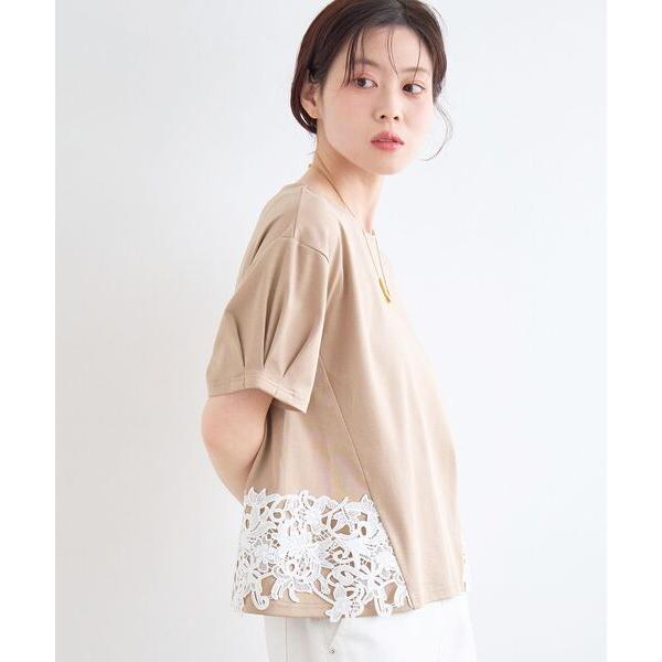 『タイムセール実施中』ZOZO問い合わせ番号:105782850ショップ:le.coeur blanc，ルクールブランブランド:le.coeur blanc，ルクールブラン商品名:サイドレースカットソーカテゴリ:トップス>Tシャツ/カ...