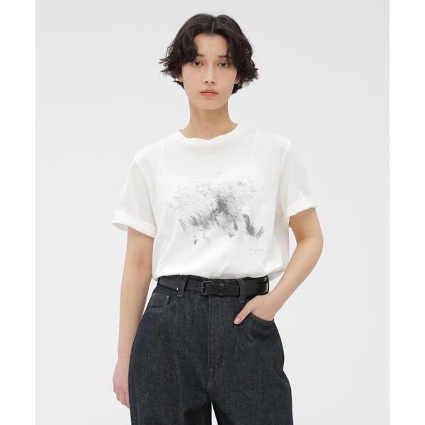 ZOZO問い合わせ番号:105783864ショップ:MARGARET HOWELL，マーガレット・ハウエルブランド:MARGARET HOWELL，マーガレットハウエル商品名:LANDSCAPE PRINT COTTON JERSEYカテゴ...