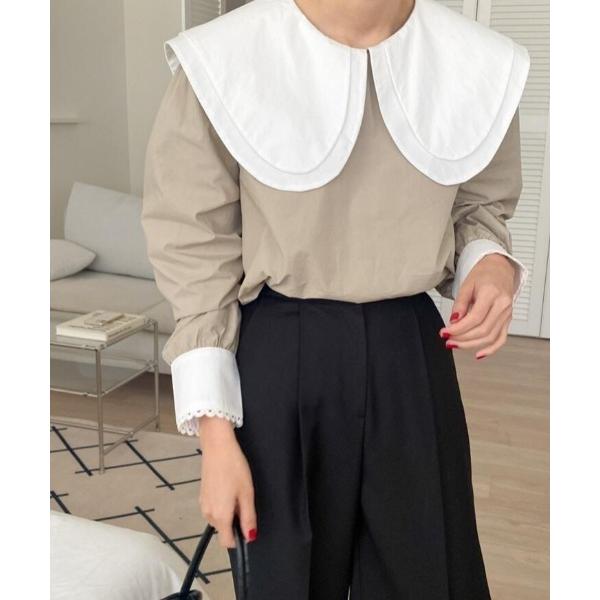 ZOZO問い合わせ番号:105784076ショップ:Ulysses，ユリシスブランド:semplice，センプリチェ商品名:ビッグカラー ブラウスカテゴリ:トップス>シャツ/ブラウスブランド品番:BSTF227素材:コットン35%ポリ...