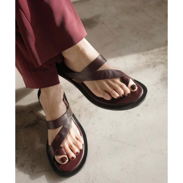 ZOZO問い合わせ番号:105784093ショップ:AMERI VINTAGE，アメリビンテージブランド:Ameri，アメリ商品名:MEDI CROSS STRAP THONG SANDALSカテゴリ:シューズ>サンダルブランド品番:...