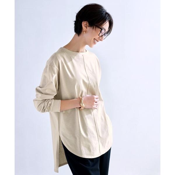 ZOZO問い合わせ番号:105784402ショップ:FELISSIMO，フェリシモブランド:IEDIT，イディット商品名:ＩＥＤＩＴ　大人にふさわしい日本製　ＭＶＳコットン１００％の吸汗速乾カットソートップスカテゴリ:トップス>Tシャ...