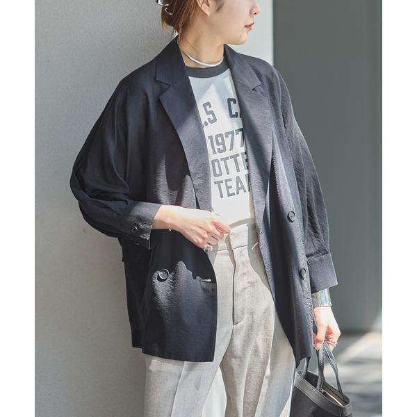 ZOZO問い合わせ番号:105784620ショップ:JOURNAL STANDARD，ジャーナルスタンダードブランド:journal standard L'essage，ジャーナルスタンダードレサージュ商品名:シアーストライプ/無地ドルマン...