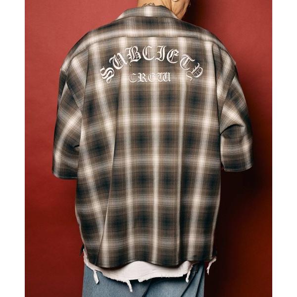 『タイムセール実施中』ZOZO問い合わせ番号:105784684ショップ:Subciety，サブサエティブランド:Subciety，サブサエティ商品名:Ombre check shirtカテゴリ:トップス>シャツ/ブラウスブランド品番...