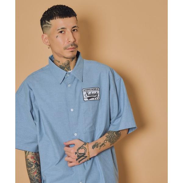 『タイムセール実施中』ZOZO問い合わせ番号:105784688ショップ:Subciety，サブサエティブランド:Subciety，サブサエティ商品名:Square tail patch shirtカテゴリ:トップス>シャツ/ブラウス...
