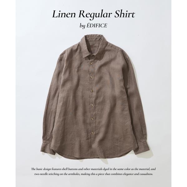 ZOZO問い合わせ番号:105796312ショップ:EDIFICE，エディフィスブランド:EDIFICE，エディフィス商品名:シアー リネン レギュラーカラーシャツカテゴリ:トップス>シャツ/ブラウスブランド品番:2605030010...
