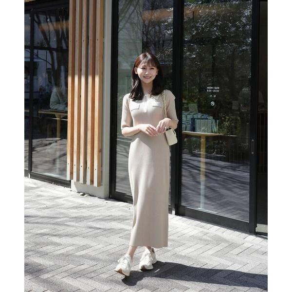 ZOZO問い合わせ番号:105820696ショップ:MAJESTIC LEGON，マジェスティックレゴンブランド:cle blatt，クレブラット商品名:シグネチャーポロニットワンピースカテゴリ:ワンピース/ドレス>ワンピースブランド...