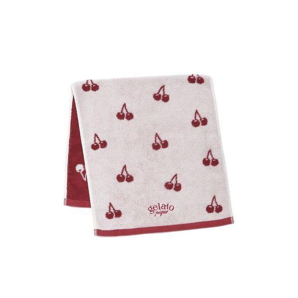 ZOZO問い合わせ番号:105820772ショップ:gelato pique，ジェラート　ピケブランド:gelato pique，ジェラートピケ商品名:チェリーフェイスタオルカテゴリ:インテリア>タオルブランド品番:PWGG26251...