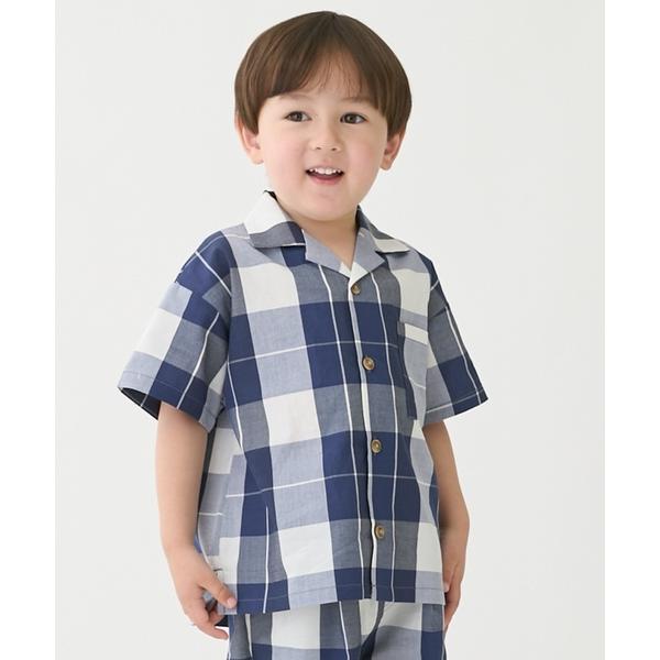 ZOZO問い合わせ番号:105821058ショップ:petit main，プティマインブランド:petit main，プティマイン商品名:【リンク】アソート柄開衿半袖シャツカテゴリ:トップス>シャツ/ブラウスブランド品番:956221...