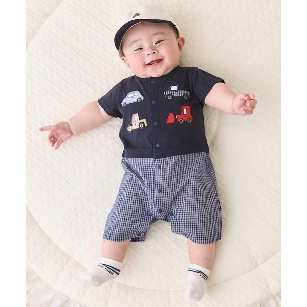 ※このアイテムは返品・交換対象外商品です。ZOZO問い合わせ番号:105821066ショップ:petit main，プティマインブランド:petit main，プティマイン商品名:【リンク】アップリケカバーオールカテゴリ:ママ＆ベビー&gt...