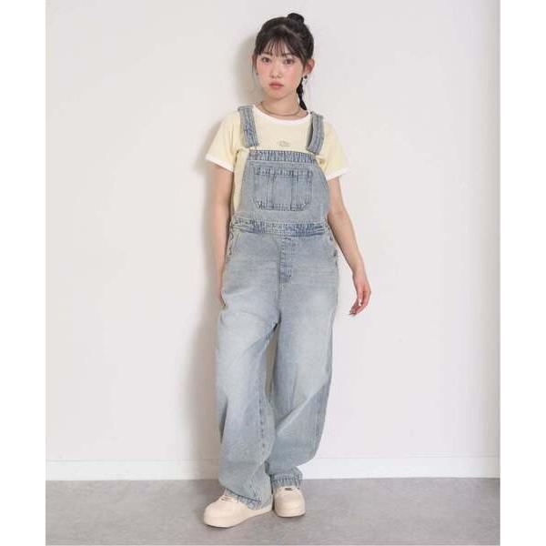 ZOZO問い合わせ番号:105821093ショップ:NARUMIYA ONLINE，ナルミヤ オンラインブランド:LOVETOXIC，ラブトキシック商品名:【BS】デニムオーバーオールカテゴリ:パンツ>その他パンツブランド品番:836...