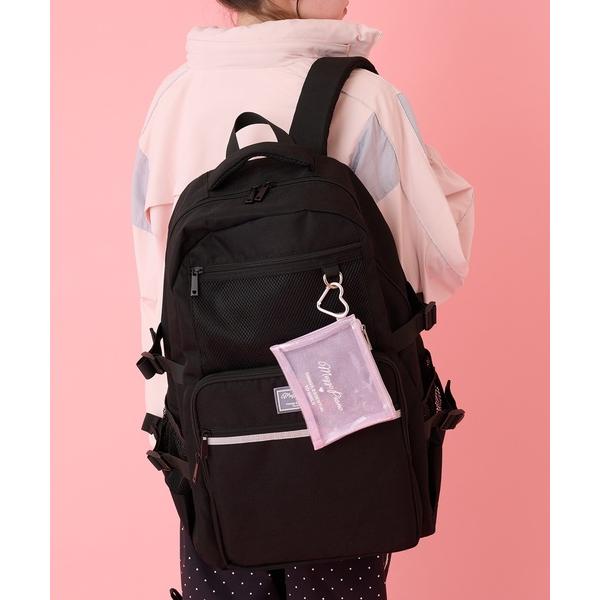 ZOZO問い合わせ番号:105821094ショップ:NARUMIYA ONLINE，ナルミヤ オンラインブランド:mezzo piano Junior，メゾピアノジュニア商品名:【撥水】ラメポーチつきリュックカテゴリ:バッグ>バックパ...