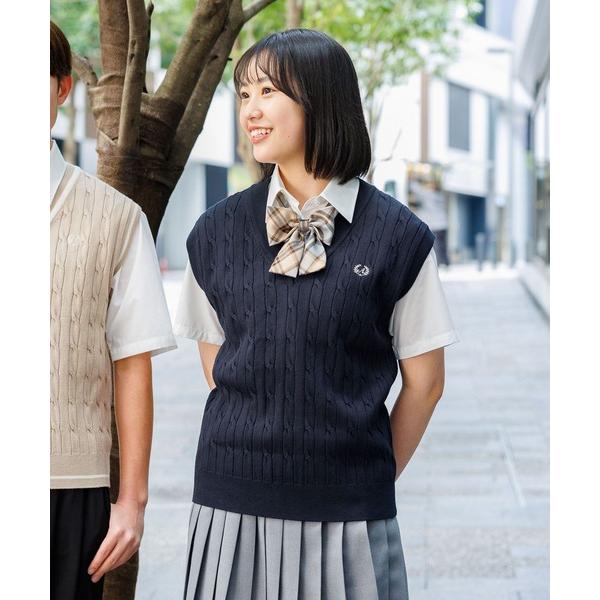 ZOZO問い合わせ番号:105821327ショップ:GLOBAL WORK，グローバルワークブランド:GLOBAL WORK，グローバルワーク商品名:スクールCSニットベスト/AND YUA ANY/641524カテゴリ:トップス>ベ...