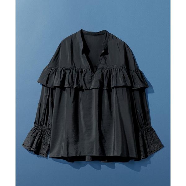 ZOZO問い合わせ番号:105821346ショップ:LEPSIM，レプシィムブランド:LEPSIM，レプシィム商品名:カットワーク刺繍長袖ブラウス　634343カテゴリ:トップス>シャツ/ブラウスブランド品番:634343素材:基布：...