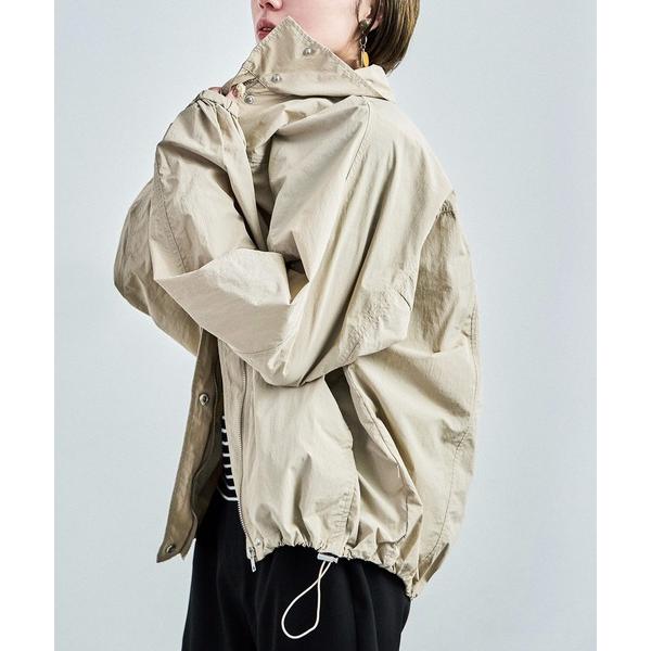 ZOZO問い合わせ番号:105821881ショップ:bflat，ビーフラットブランド:Fashion Letter，ファッションレター商品名:Nタフタ スタンドカラーブルゾンカテゴリ:ジャケット/アウター>ブルゾンブランド品番:ft0...