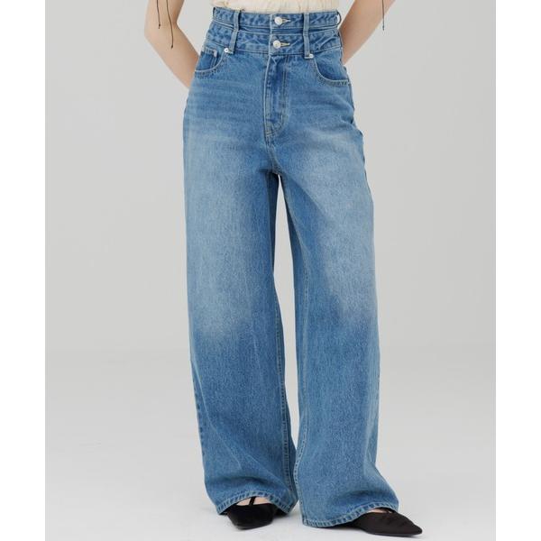 ZOZO問い合わせ番号:105822143ショップ:SENEE，セニーブランド:SENEE，セニー商品名:layered wide straight denim（レイヤードワイドストレートデニム）カテゴリ:パンツ>デニムパンツブランド...