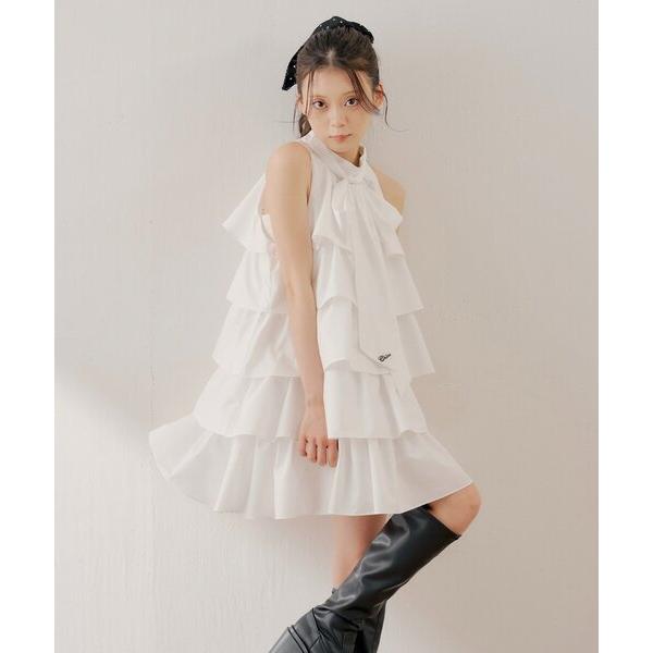 ZOZO問い合わせ番号:105822298ショップ:Chico，チコブランド:Chico，チコ商品名:2wayリボンティアードミニワンピースカテゴリ:ワンピース/ドレス>ワンピースブランド品番:CHZ1061309A0001素材:表地...