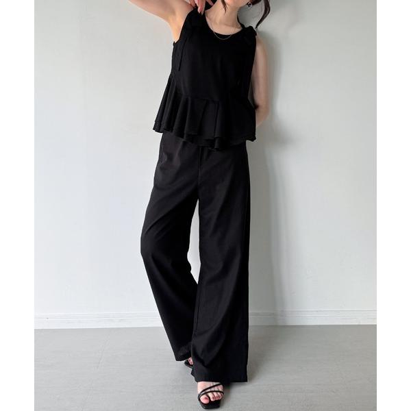 ZOZO問い合わせ番号:105822653ショップ:junoah，ジュノアブランド:junoah，ジュノア商品名:リネン混ペプラムトップススラックスセットアップカテゴリ:ジャケット/アウター>セットアップブランド品番:fram1024...