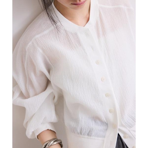 ZOZO問い合わせ番号:105823201ショップ:ADAM ET ROPE'，アダムエロペブランド:ADAM ET ROPE'，アダムエロペ商品名:【WEB限定】メニーボタンリップルシアーカーディガンカテゴリ:トップス>カーディガン...