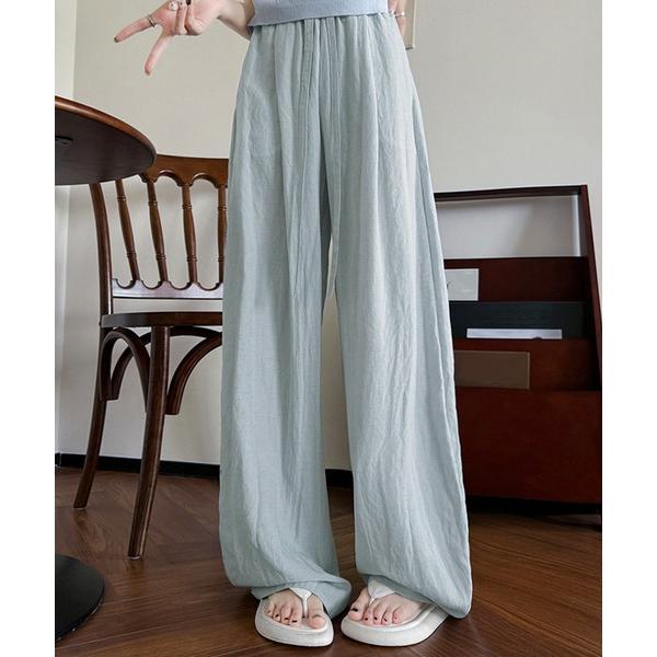 『タイムセール実施中』ZOZO問い合わせ番号:105823468ショップ:TeddyShop，テディショップブランド:DAY CLOSET，デイ クローゼット商品名:【大きいサイズ有/紐調節可】リネン風 ワンタック カーブシルエット スウェ...