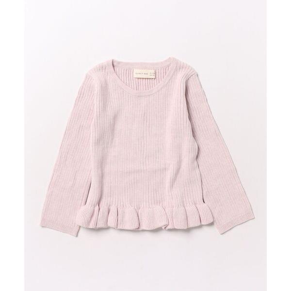 『タイムセール実施中』ZOZO問い合わせ番号:105823714ショップ:BAG IN THE DAY，バッグインザデイブランド:B.I.D.，ビーアイディー商品名:《Quincy Mae》25AW / Rib Knit Peplum To...