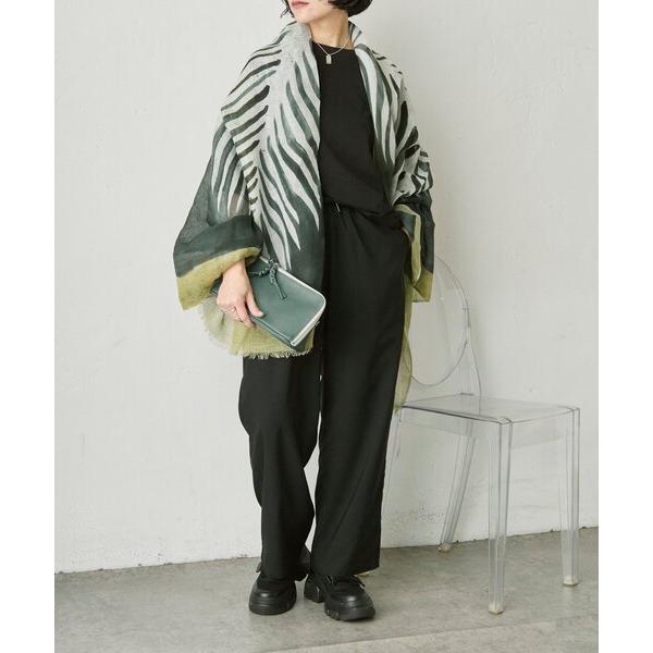 ZOZO問い合わせ番号:105824591ショップ:ear PAPILLONNER，イア パピヨネブランド:ear PAPILLONNER，イアパピヨネ商品名:【PYAAR(ピーアール)】WINGS SCARF/羽場柄ストールカテゴリ:ファ...