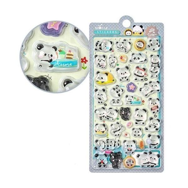 『タイムセール実施中』ZOZO問い合わせ番号:105824992ショップ:DIAVEL，ディアベルブランド:ViViDAY，ビビデー，DIAVEL，ディアベル商品名:パンダ ぷっくり3Dシールカテゴリ:雑貨/ホビー>ステッカー/テープ...