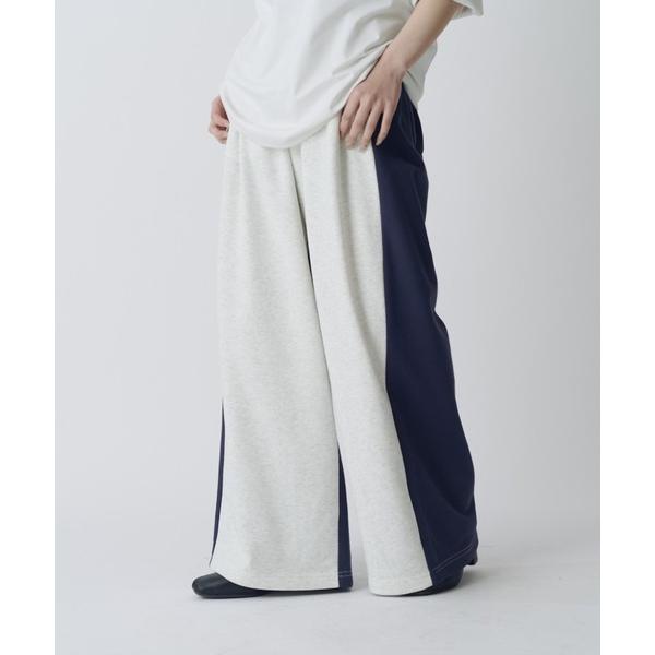 ZOZO問い合わせ番号:105825256ショップ:Lui's，ルイスブランド:Lui's，ルイス商品名:【WEB限定】配色スウェットワイドパンツカテゴリ:パンツ>その他パンツブランド品番:LUZ2061402A0002素材:コットン...