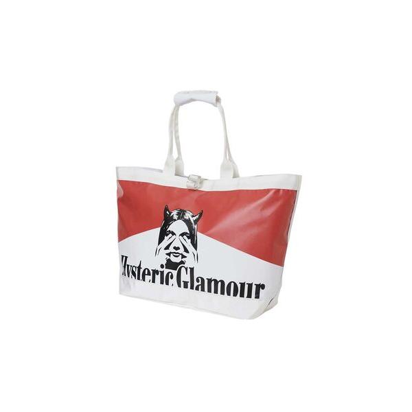 ZOZO問い合わせ番号:105825618ショップ:HYSTERIC GLAMOUR，ヒステリックグラマーブランド:HYSTERIC GLAMOUR，ヒステリックグラマー商品名:TARP トートバッグカテゴリ:バッグ>トートバッグブラ...