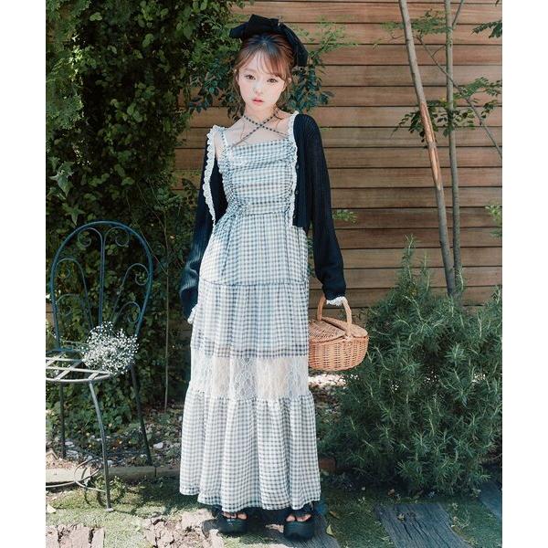 ZOZO問い合わせ番号:105825975ショップ:OLIVE des OLIVE，オリーブ デ オリーブブランド:OLIVE des OLIVE，オリーブデオリーブ商品名:Piqniqueレース切替ロングワンピースカテゴリ:ワンピース/ド...