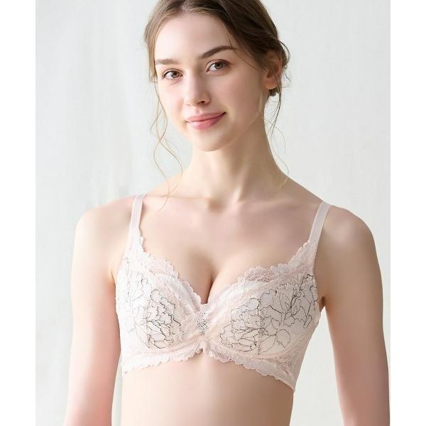 ZOZO問い合わせ番号:105826185ショップ:tutuanna，チュチュアンナブランド:tutuanna，チュチュアンナ商品名:[脇肉0ブラ・ノンワイヤー]チュチュアンナ ノンワイヤー史上最強の着痩せを叶える レーシーアントレッドブラ...