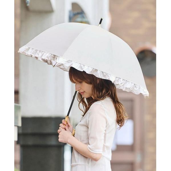ZOZO問い合わせ番号:105826198ショップ:tutuanna，チュチュアンナブランド:tutuanna，チュチュアンナ商品名:[UVカット・遮光率100%][遮熱]フリル付き日傘（晴雨兼用）カテゴリ:ファッション雑貨>長傘ブラ...