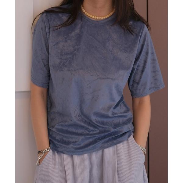 ZOZO問い合わせ番号:105826486ショップ:AKTE，アクテブランド:AKTE，アクテ商品名:ベロアTシャツカテゴリ:トップス>Tシャツ/カットソーブランド品番:126207120素材:ポリエステル100%原産国:韓国カラー:...
