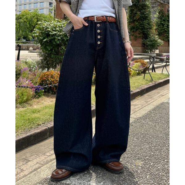 ZOZO問い合わせ番号:105827265ショップ:IF Div.，アイエフディビジョンブランド:ADAMASTE，アダマスト商品名:Button-fly Wide Curve Denim - ボタンフライワイドカーブデニムカテゴリ:パンツ...