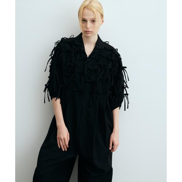 ZOZO問い合わせ番号:105827560ショップ:PERNA，ペルナブランド:PERNA，ペルナ商品名:リボンリボンオールインワンカテゴリ:オールインワン・サロペット>つなぎ/オールインワンブランド品番:PN00000126素材:表...