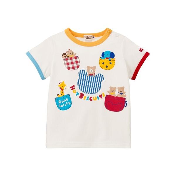 『セール実施中』ZOZO問い合わせ番号:105828159ショップ:MIKI HOUSE HOT BISCUITS，ミキハウスホットビスケッツブランド:HOT BISCUITS，ホットビスケッツ商品名:ポケットプリント半袖Tシャツカテゴリ:...