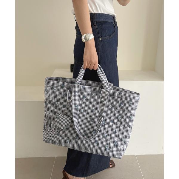 ZOZO問い合わせ番号:105828185ショップ:IENA，イエナブランド:SLOBE IENA，スローブイエナ商品名:《WEB限定/追加》Margaux Dereume × SLOBE キルティングトートバッグカテゴリ:バッグ>ト...