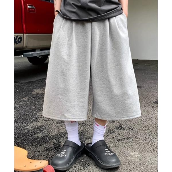 『タイムセール実施中』ZOZO問い合わせ番号:105829502ショップ:DEVICE，デバイスブランド:DEVICE，デバイス商品名:ワイド スウェット ハーフパンツカテゴリ:パンツ>スウェットパンツブランド品番:TA1710Z素材...