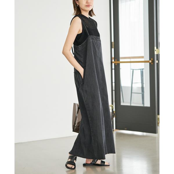 ZOZO問い合わせ番号:105829518ショップ:IENA，イエナブランド:SLOBE IENA，スローブイエナ商品名:《WEB限定/追加》LEDENIM ナローフレアデニムジャンパースカートカテゴリ:ワンピース/ドレス>ワンピース...