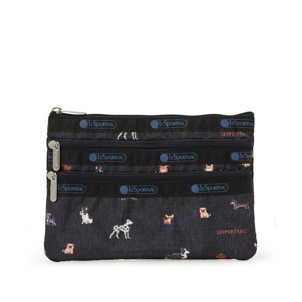 ZOZO問い合わせ番号:105833067ショップ:LeSportsac，レスポートサックブランド:LeSportsac，レスポートサック商品名:3ZIP COSMETIC ウーフワンダーランドカテゴリ:財布/小物>ポーチブランド品番...