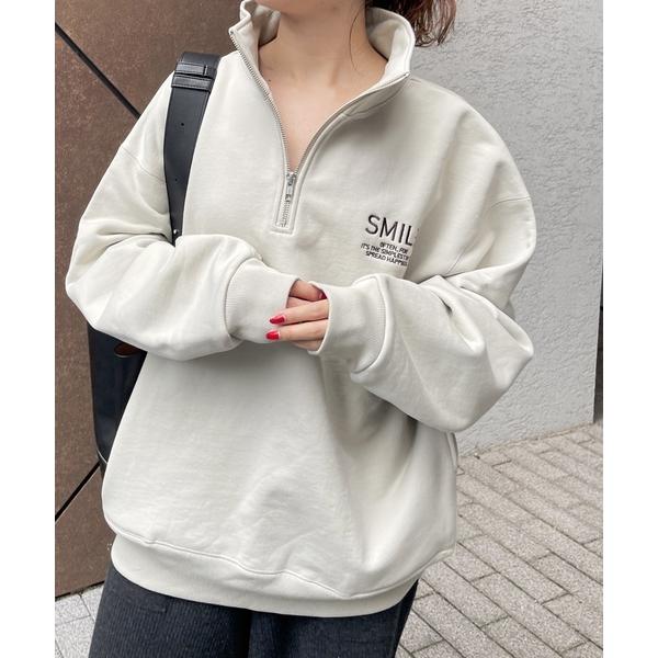 参考価格：13，200円発売時期：2023年10月コンディション：B（目立つ使用感なし）使用感が少ない、または気にならないアイテム首周り・袖口：汚れ参考商品名：ハーフジップバックロゴスウェット参考品番：23070200905030【商品に関...