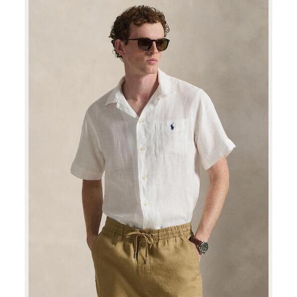 ZOZO問い合わせ番号:105864895ショップ:POLO RALPH LAUREN，ポロ ラルフ ローレンブランド:POLO RALPH LAUREN，ポロ ラルフ ローレン商品名:クラシック フィット リネン キャンプ シャツカテゴリ...