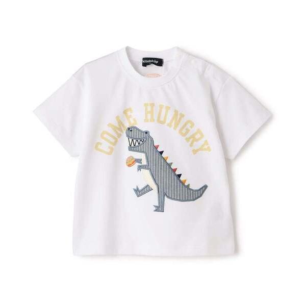 『セール実施中』ZOZO問い合わせ番号:105865090ショップ:NARUMIYA ONLINE，ナルミヤ オンラインブランド:kladskap，クレードスコープ商品名:【人気商品再入荷】【直営店で取り扱い無し】恐竜アップリケ半袖Tシャツ...