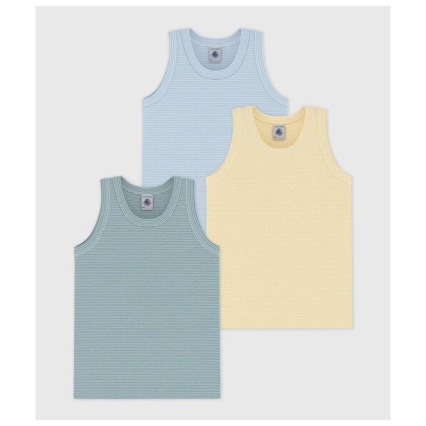 ※このアイテムは返品・交換対象外商品です。ZOZO問い合わせ番号:105865267ショップ:PETIT BATEAU，プチバトーブランド:PETIT BATEAU，プチバトー商品名:ミラレタンクトップ３枚組カテゴリ:アンダーウェア>...