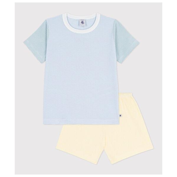 ZOZO問い合わせ番号:105865273ショップ:PETIT BATEAU，プチバトーブランド:PETIT BATEAU，プチバトー商品名:ミラレ半袖パジャマカテゴリ:ルームウェア>ルームウェア/パジャマブランド品番:A0F8XB素...