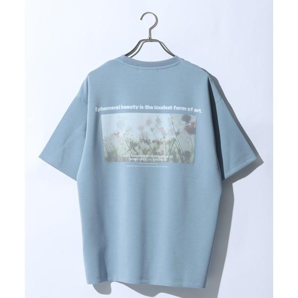 ZOZO問い合わせ番号:105865360ショップ:RAGEBLUE，レイジブルーブランド:RAGEBLUE，レイジブルー商品名:【LUXURY+EASY】DRAPE CREW NECK FLOWER PHOTO T-SHIRT/ラグイージ...