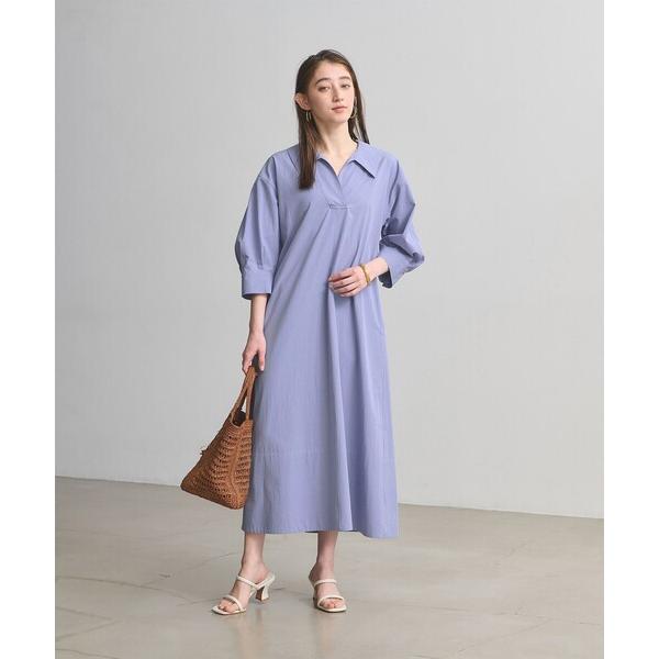 ZOZO問い合わせ番号:105865648ショップ:UNITED ARROWS，ユナイテッドアローズブランド:UNITED ARROWS，ユナイテッドアローズ商品名:コットン スキッパー シャツ ワンピース ‐ウォッシャブル‐カテゴリ:ワン...